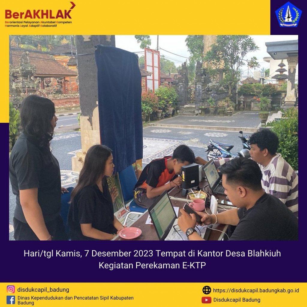 Tim Go Laying Adminduk Melaksanakan Jemput Bola Perekaman E-KTP di ...